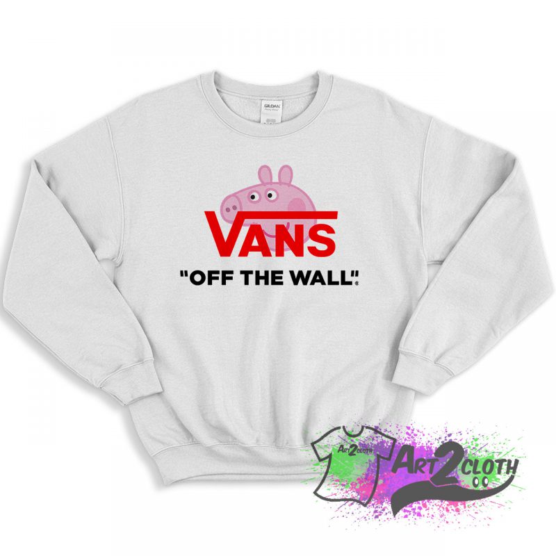 Peppa Pig X Vans Parody Sweatshirt - Custom Sweatshirts Design ... Peppa Pig X Vans Parody Sweatshirt - Custom Sweatshirts Design ...